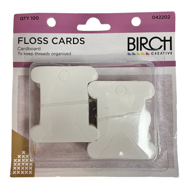 Floss Cards - Cardboard (100) by Birch – Stitchers' Corner Australia