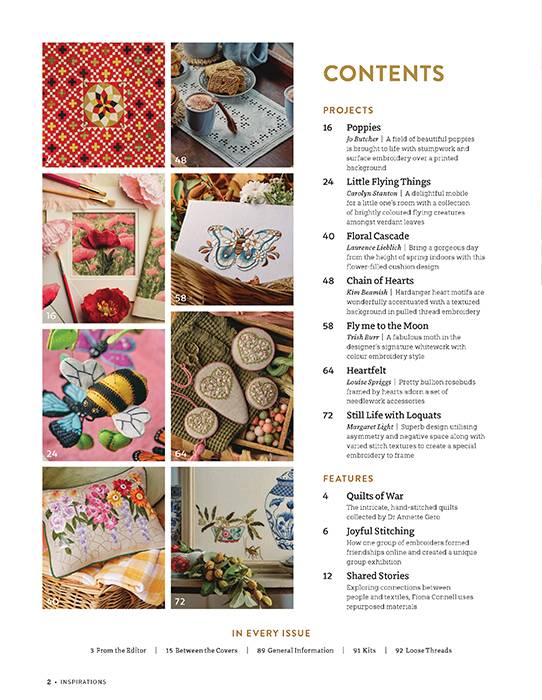 Inspirations Magazine Issue 125 (2025) – Stitchers' Corner Australia