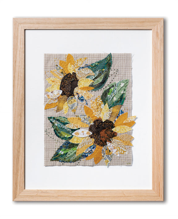 Sunflower Slow Stitching Kit by Wattle & Loop – Stitchers' Corner Australia