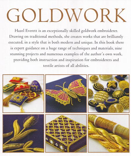 Goldwork - Techniques, Projects and Pure Inspiration by Hazel Everett – Stitchers' Corner Australia