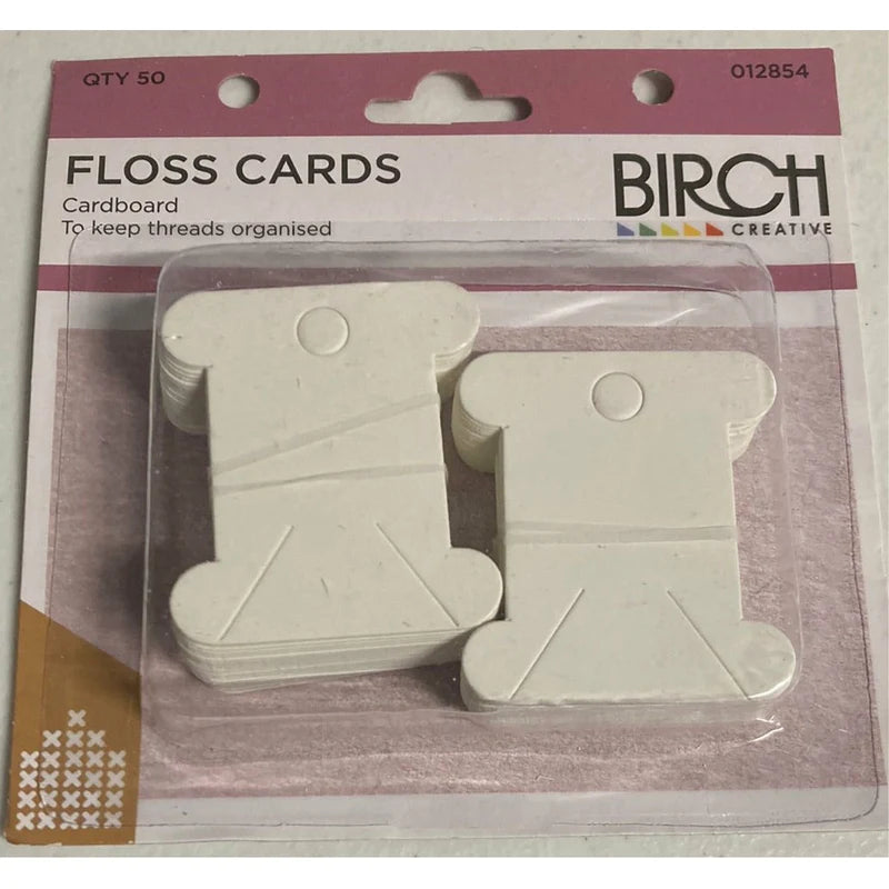 Floss Cards - Cardboard (50) by Birch – Stitchers' Corner Australia