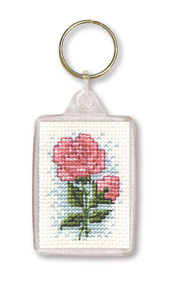 Roses Keyring Kit by Textile Heritage – Stitchers' Corner Australia