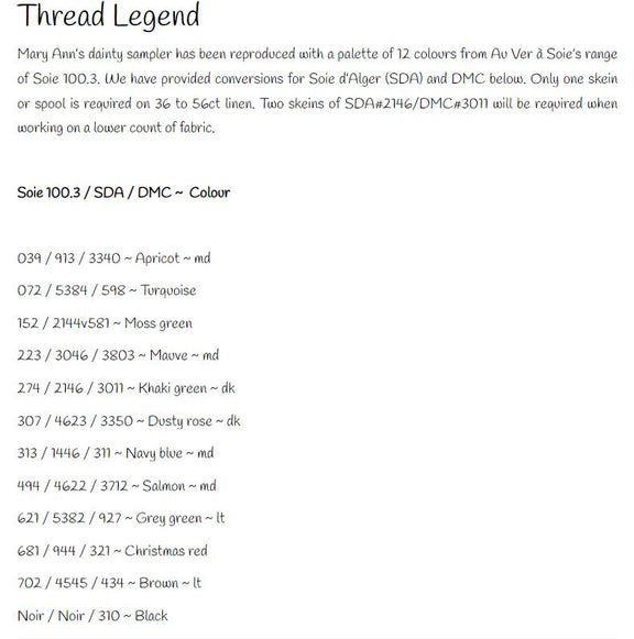 Mary Ann Preece 1851 by Hands Across the Sea Samplers – Stitchers ...